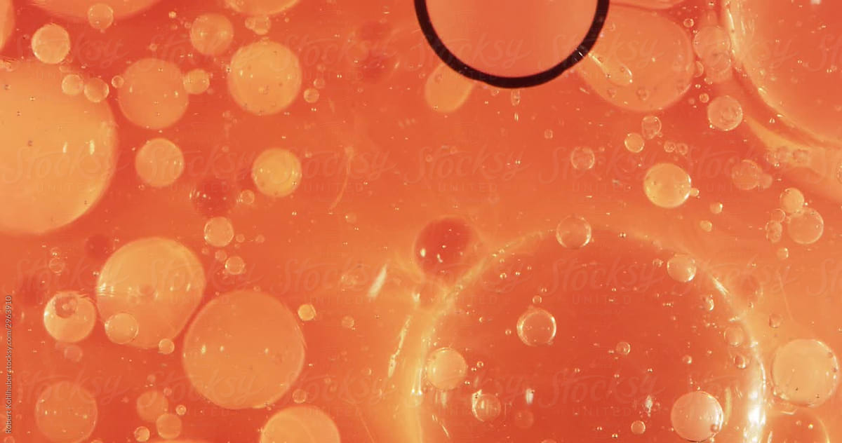 "Swirling Light Orange Neon Colors, Looking Like Multivitamin Juice" by ...