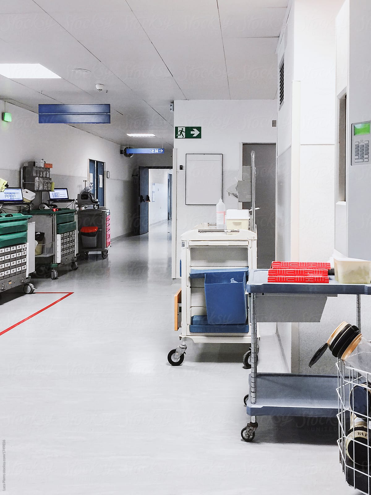 "Interior Of A Public Hospital" by Stocksy Contributor "Sky-Blue ...