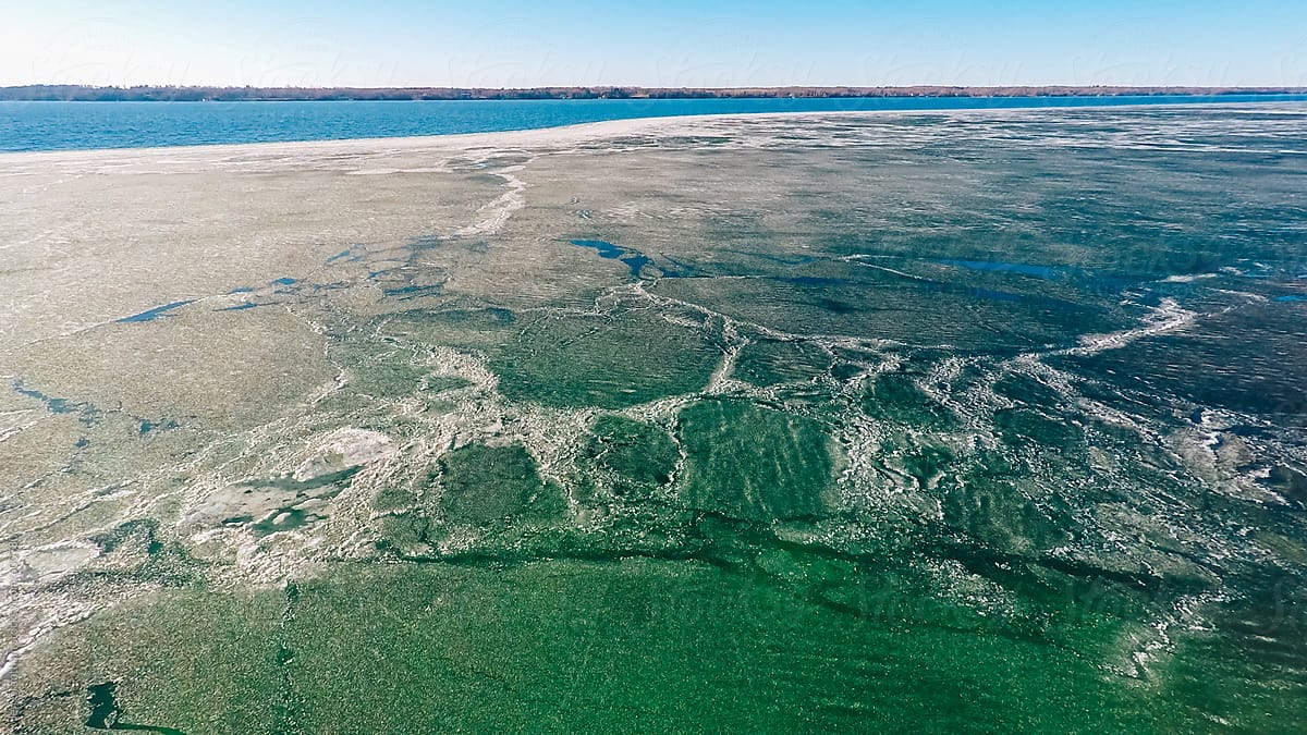 "Melting Lake In Spring" by Stocksy Contributor "Jen Grantham" - Stocksy