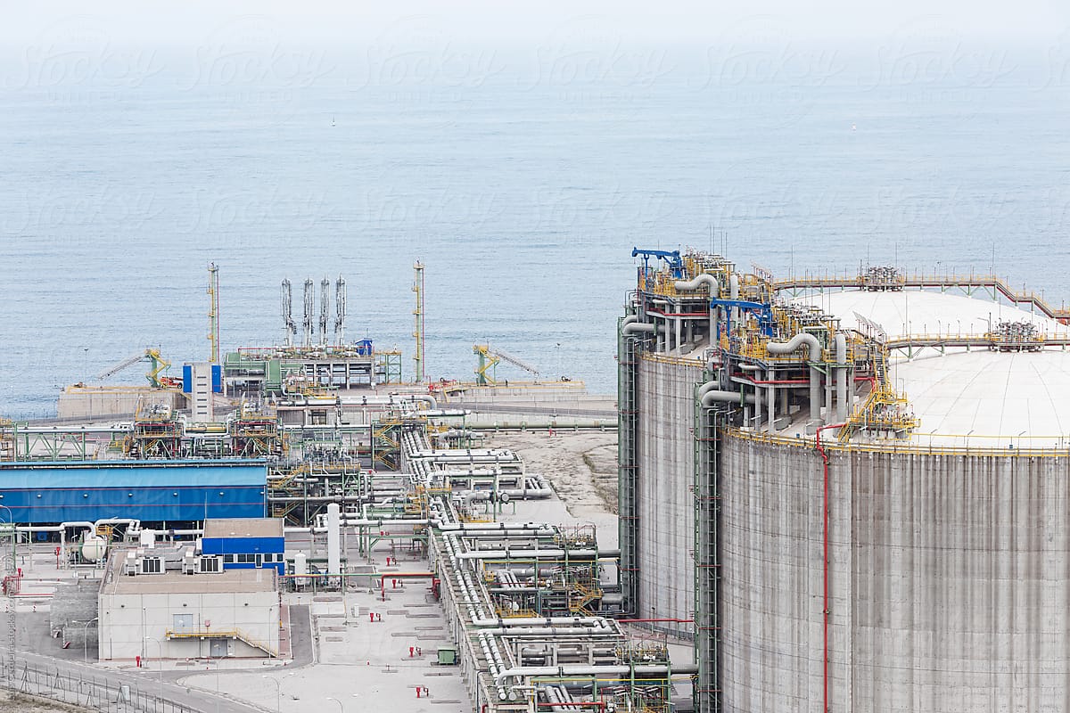 "Liquid Natural Gas Tanks" by Stocksy Contributor "Luis Cerdeira" - Stocksy