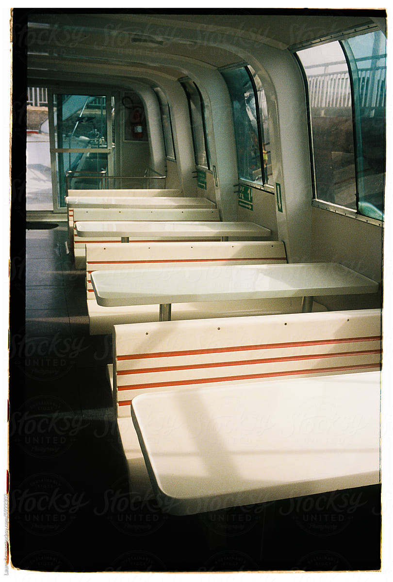 "Empty Boat Interior" by Stocksy Contributor "Laura Arauz" - Stocksy