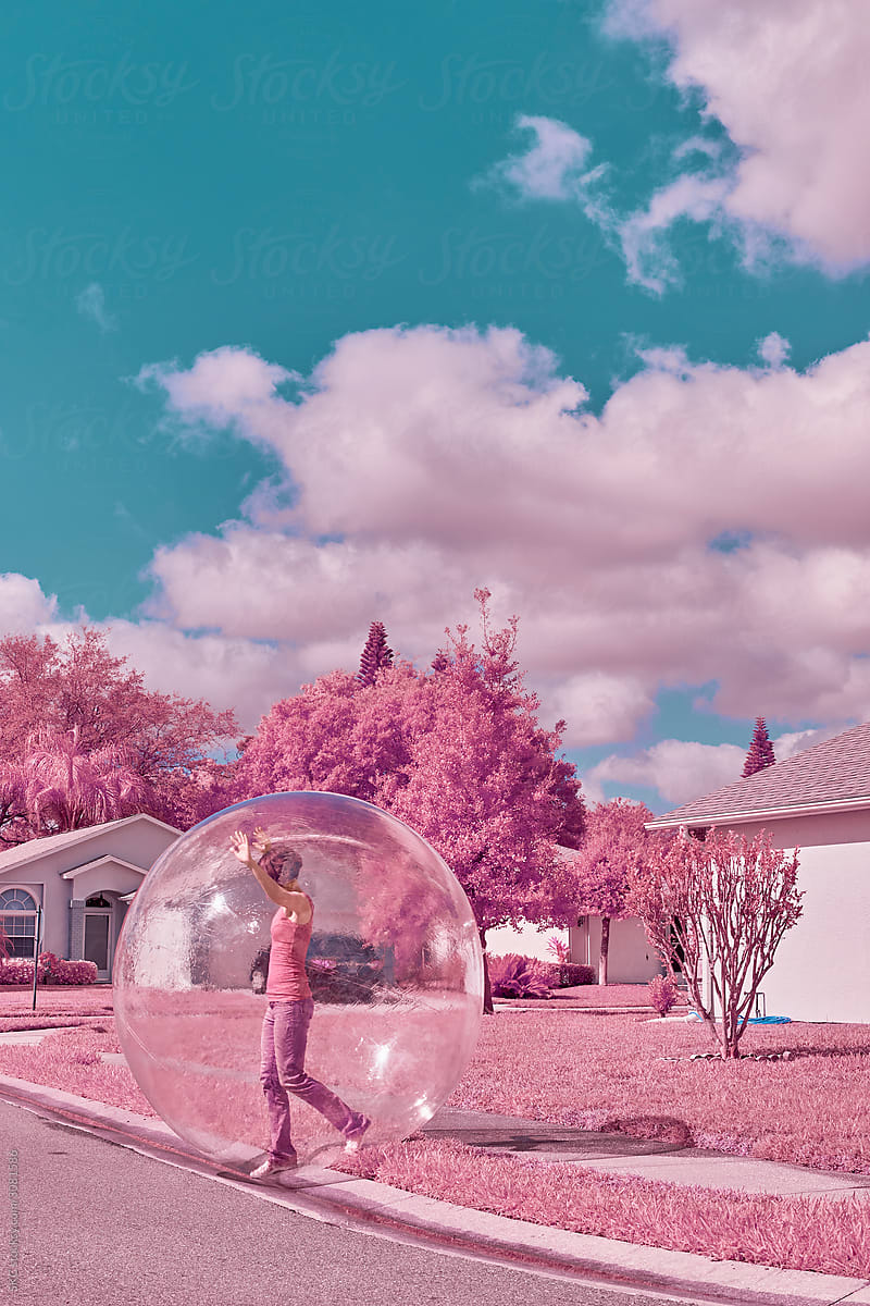 "Protected From The Outside World In The Safety Of A Bubble" by Stocksy ...