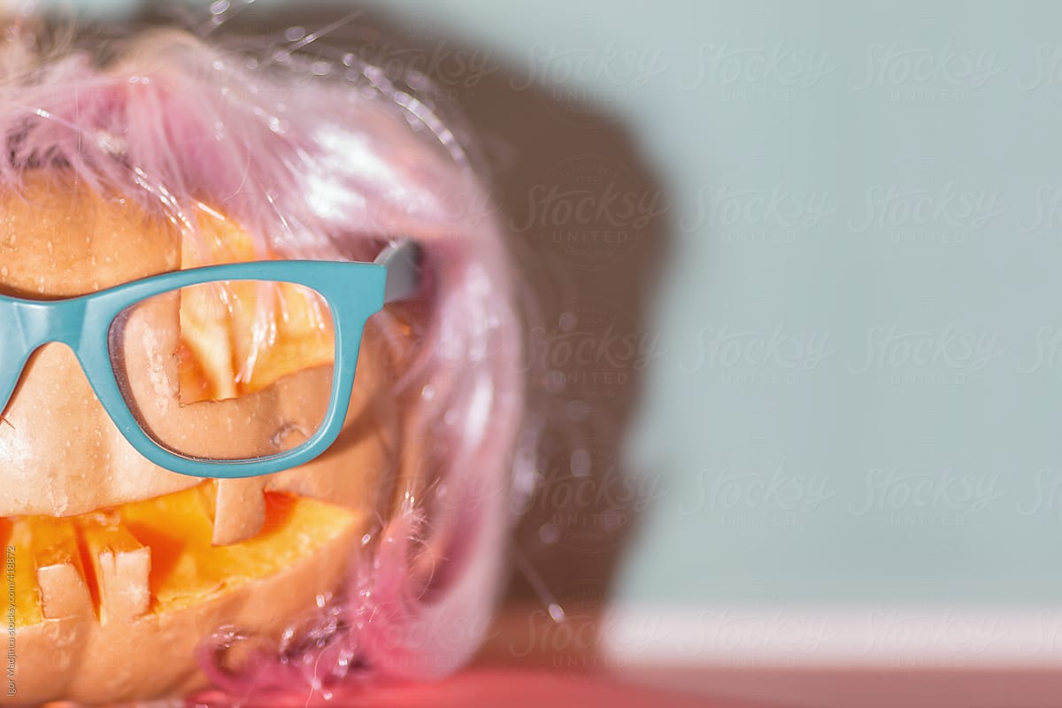 "STRANGE Halloween PUMPKIN" by Stocksy Contributor "Igor Madjinca ...