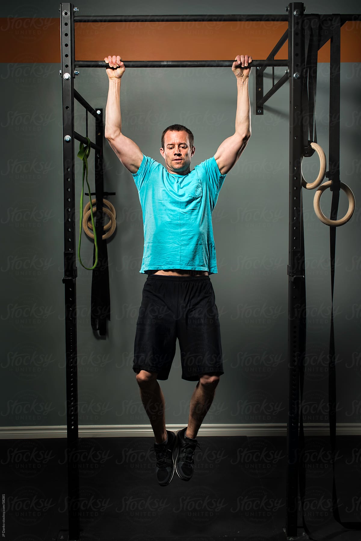 "Attractive Fit Man Working Out At The Gym" by Stocksy Contributor "JP ...