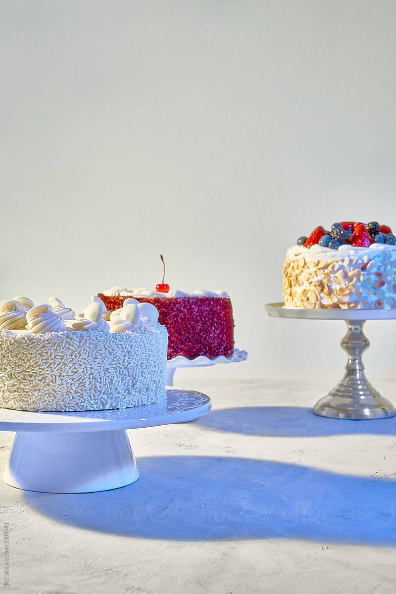 "Mid Century Pop Art Diner Cakes" by Stocksy Contributor "SKC" - Stocksy