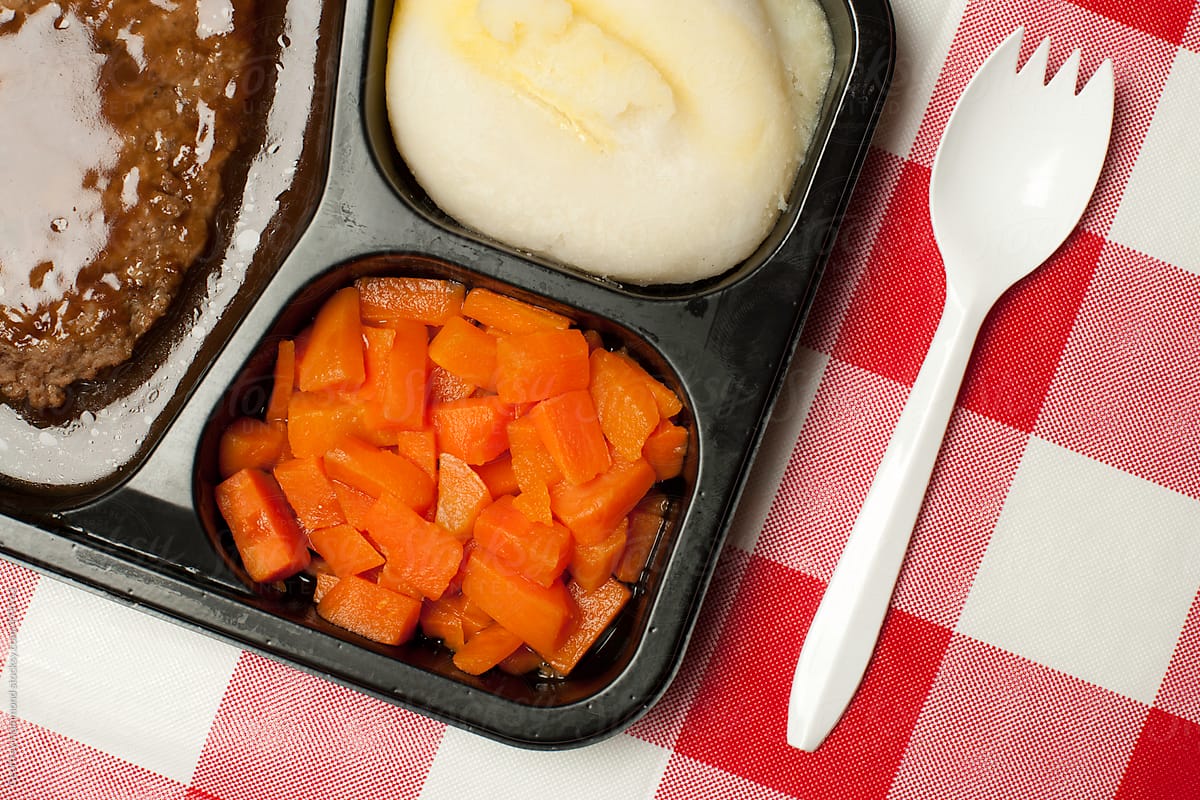 "T.V. Dinner And White Spork" by Stocksy Contributor "Geoffrey Hammond ...