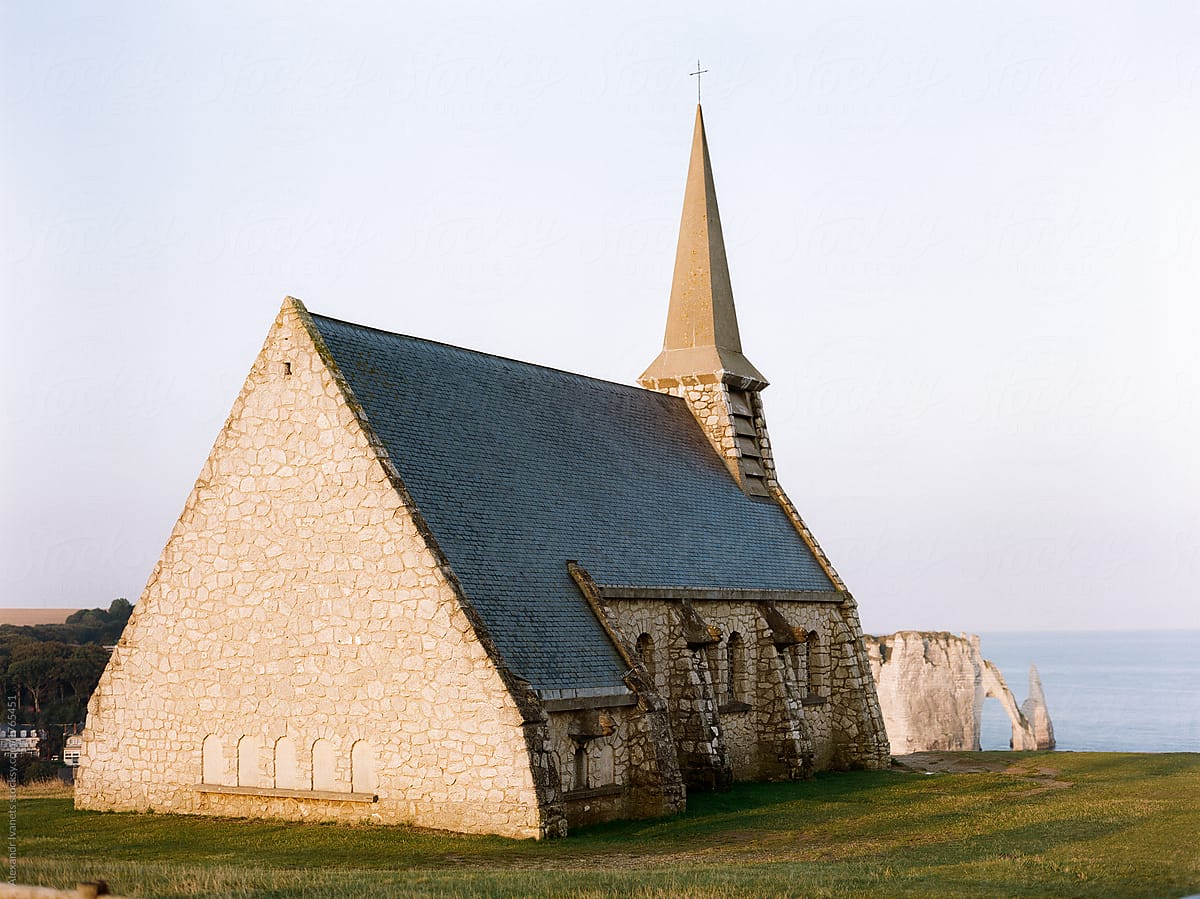 "Small Church At Seaside" by Stocksy Contributor "Alexandr Ivanets ...