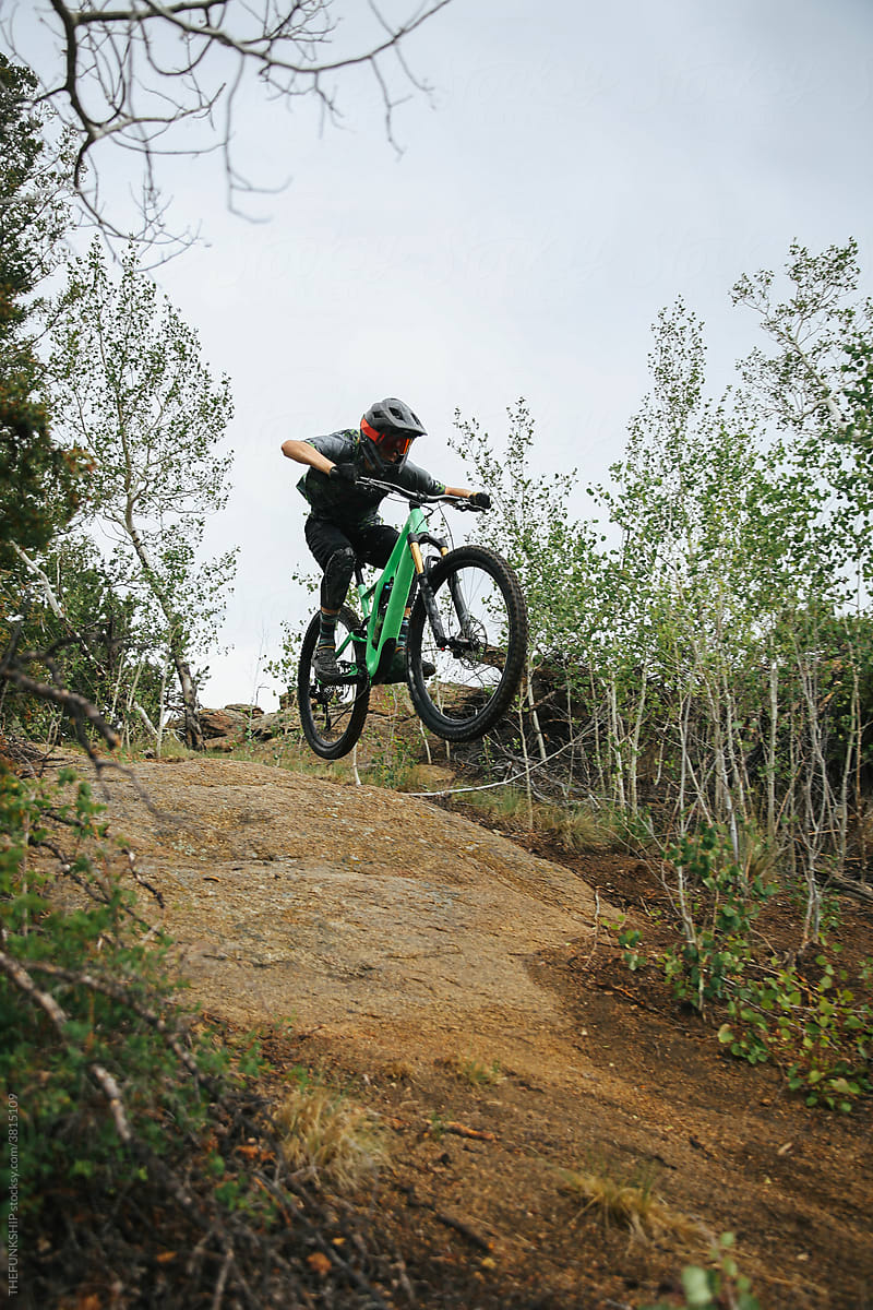 "Offroad Mountain Bike" by Stocksy Contributor "THEFUNKSHIP" - Stocksy