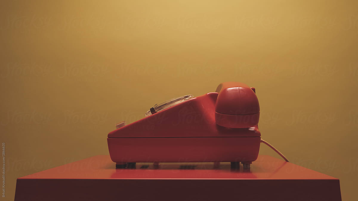 "Side View Of Retro Telephone On The Table" by Stocksy Contributor "B ...
