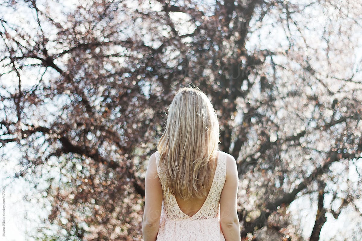 "Girl Looking At A Tree,from Behind" by Stocksy Contributor "Jovana ...