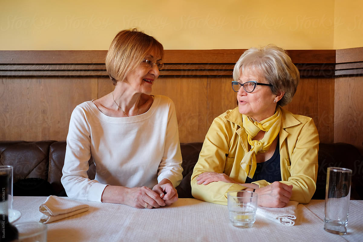 "Two Women Sharing A Conversation At Café" by Stocksy Contributor ...