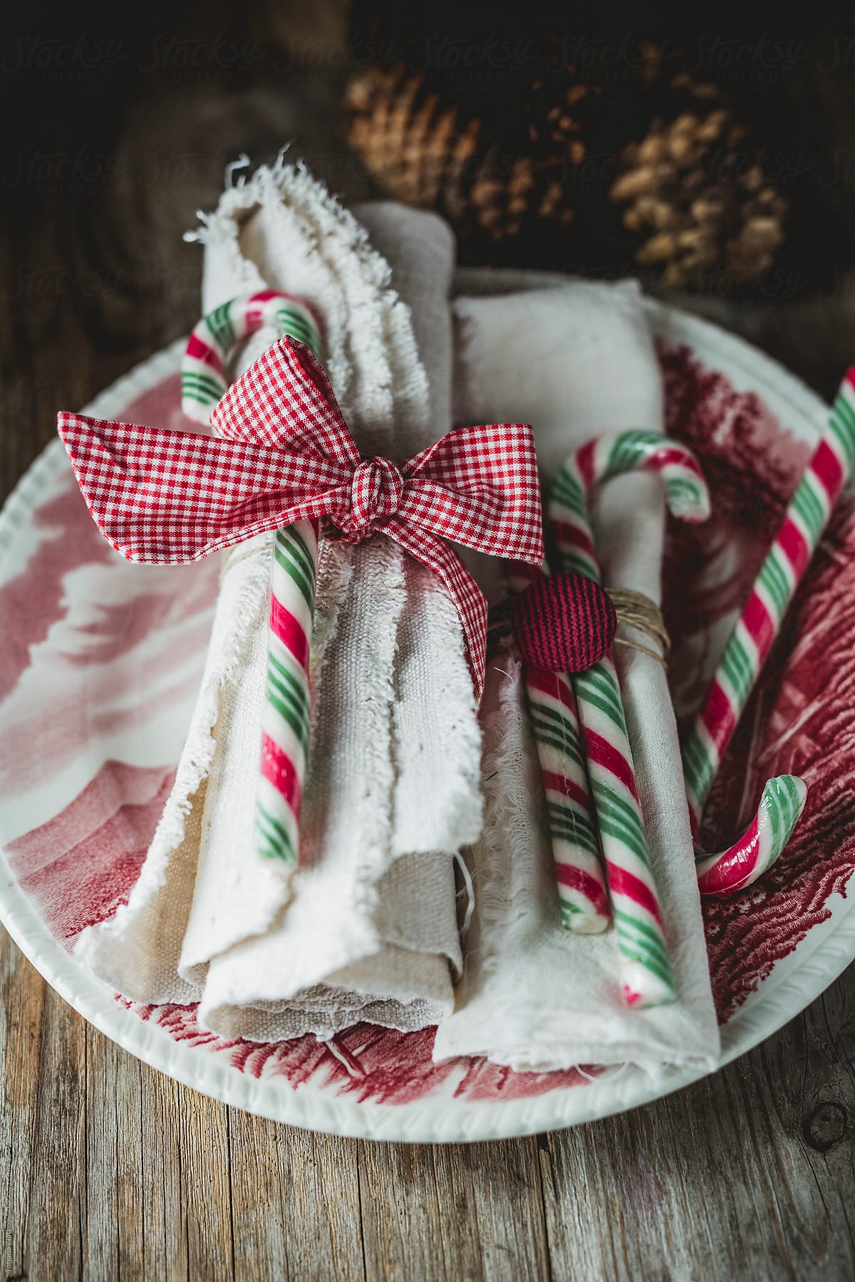 "Christmas Place Setting" by Stocksy Contributor "Tatjana Zlatkovic ...