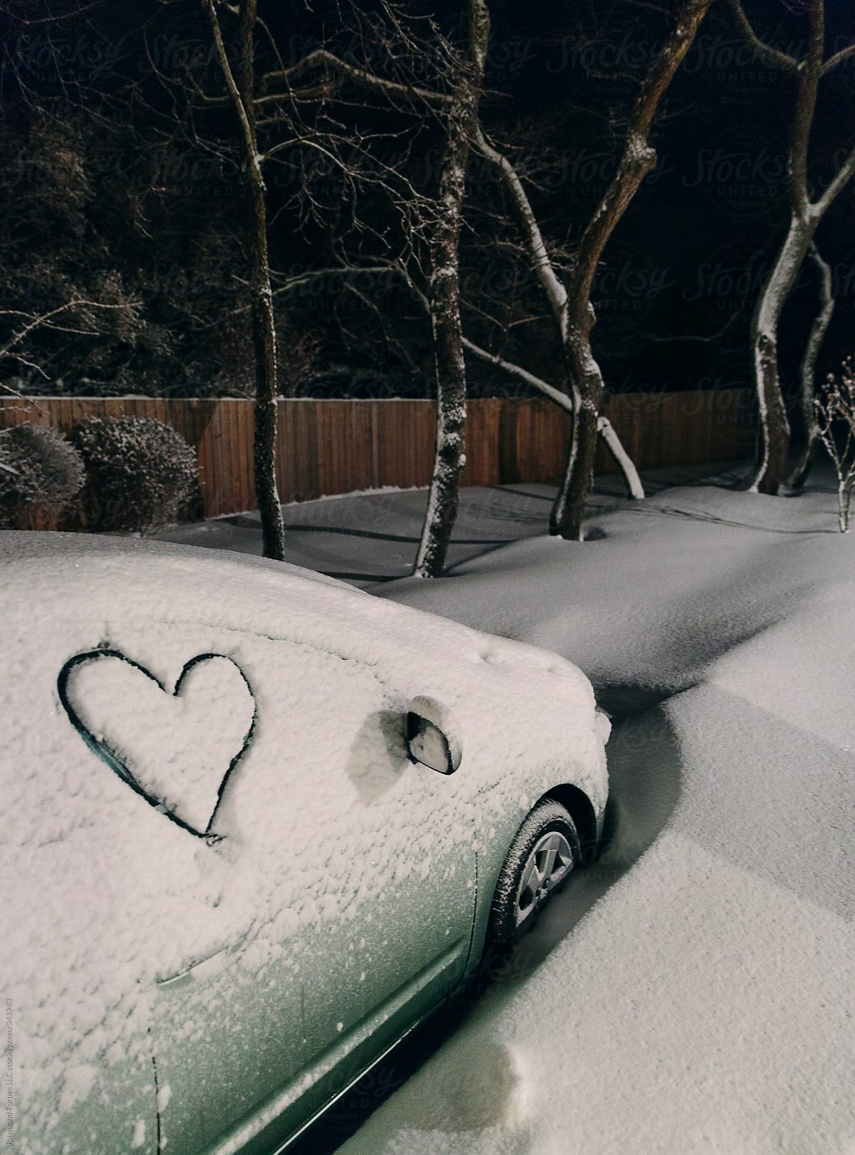 "Car After The Storm" by Stocksy Contributor "Raymond Forbes LLC" - Stocksy