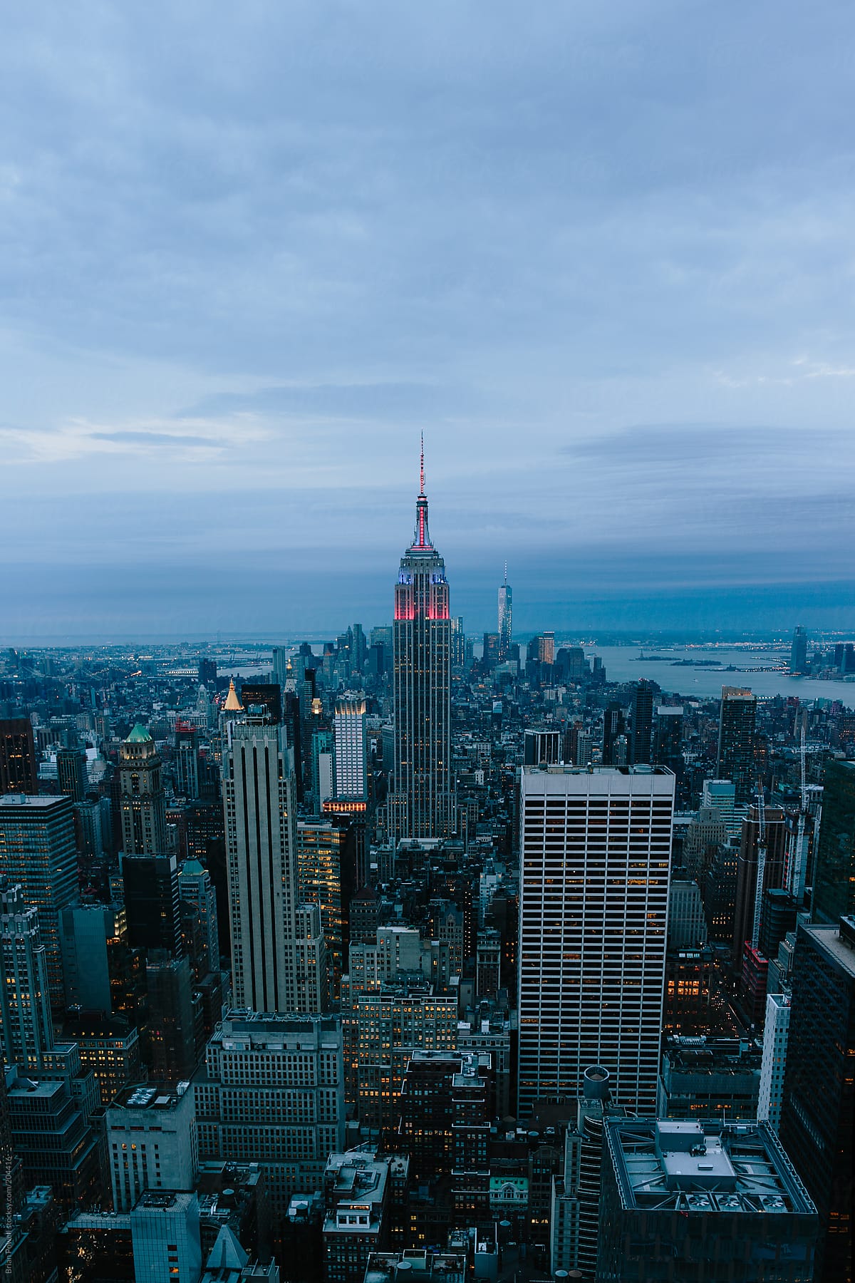 "Twilight View Of Empire State Building" by Stocksy Contributor "Brian ...