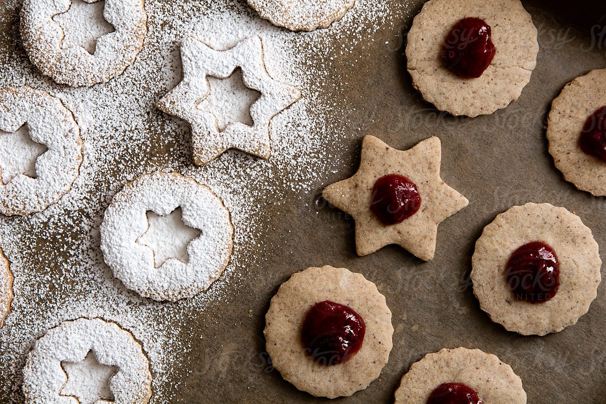 "Making Christmas Linzer Cookies" by Stocksy Contributor "Sibila and ...