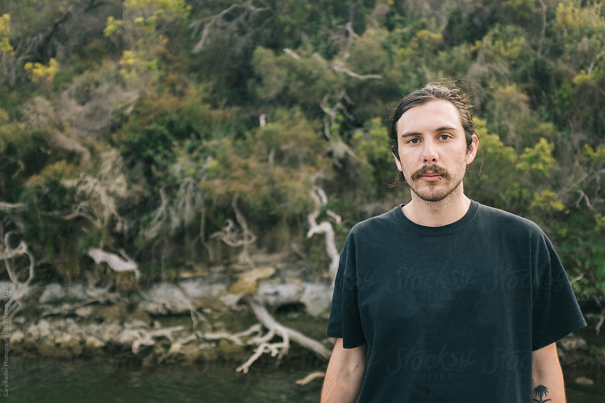 "Young Man With Moustache" by Stocksy Contributor "Gary Radler ...