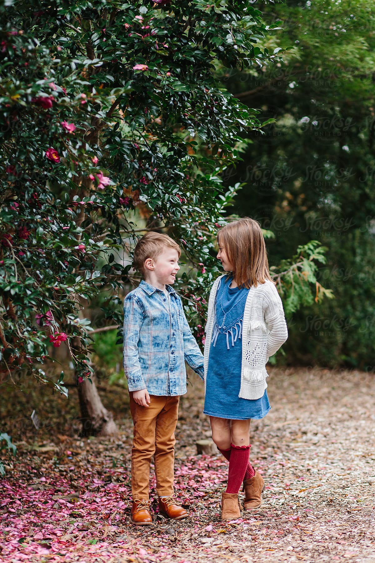 "Adorable And Stylish Siblings Standing Together" by Stocksy ...