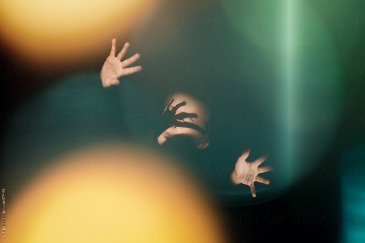 "Abstract Light Portrait" by Stocksy Contributor "A.J. Schokora" - Stocksy