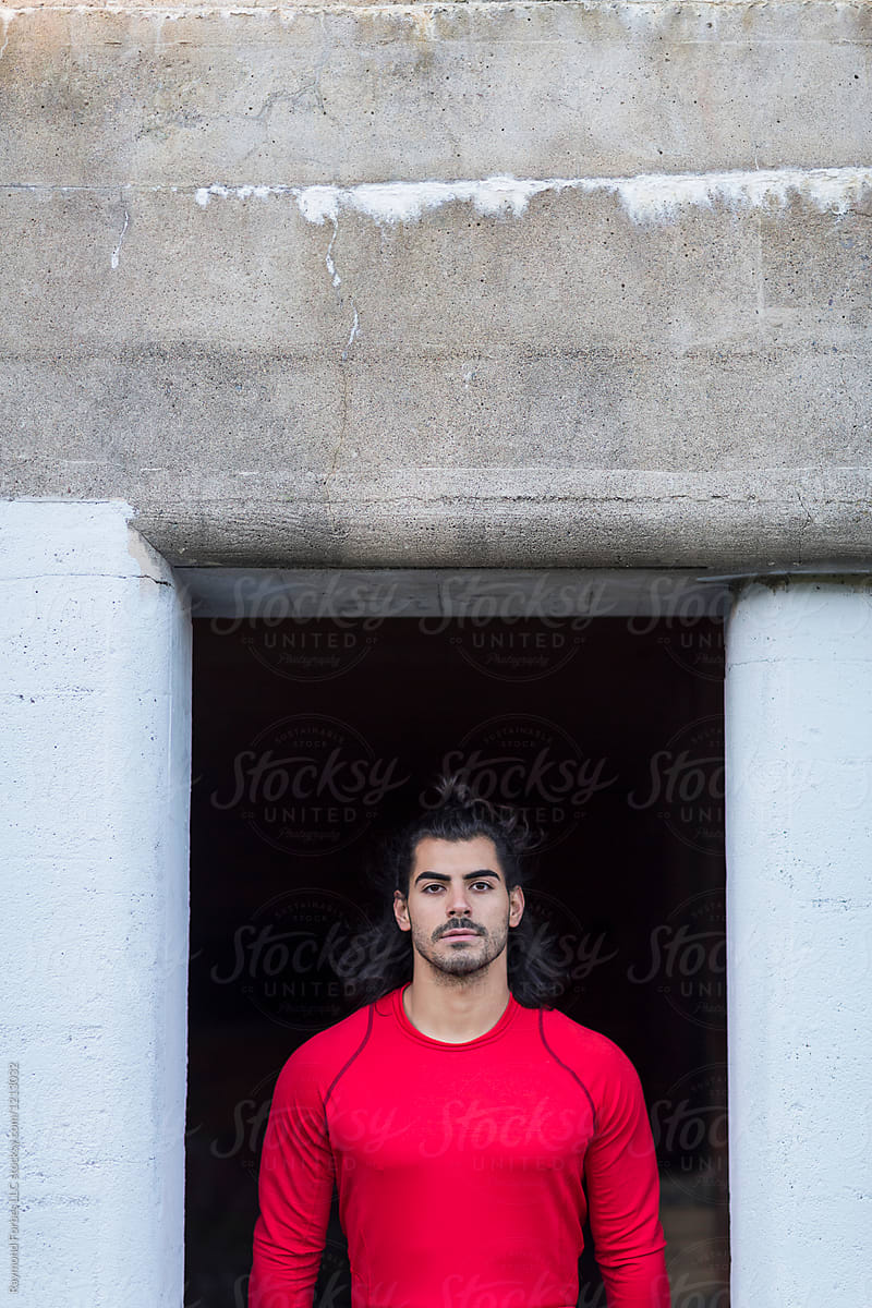 "Handsome Hispanic Male Athlete Portrait Outside" by Stocksy ...