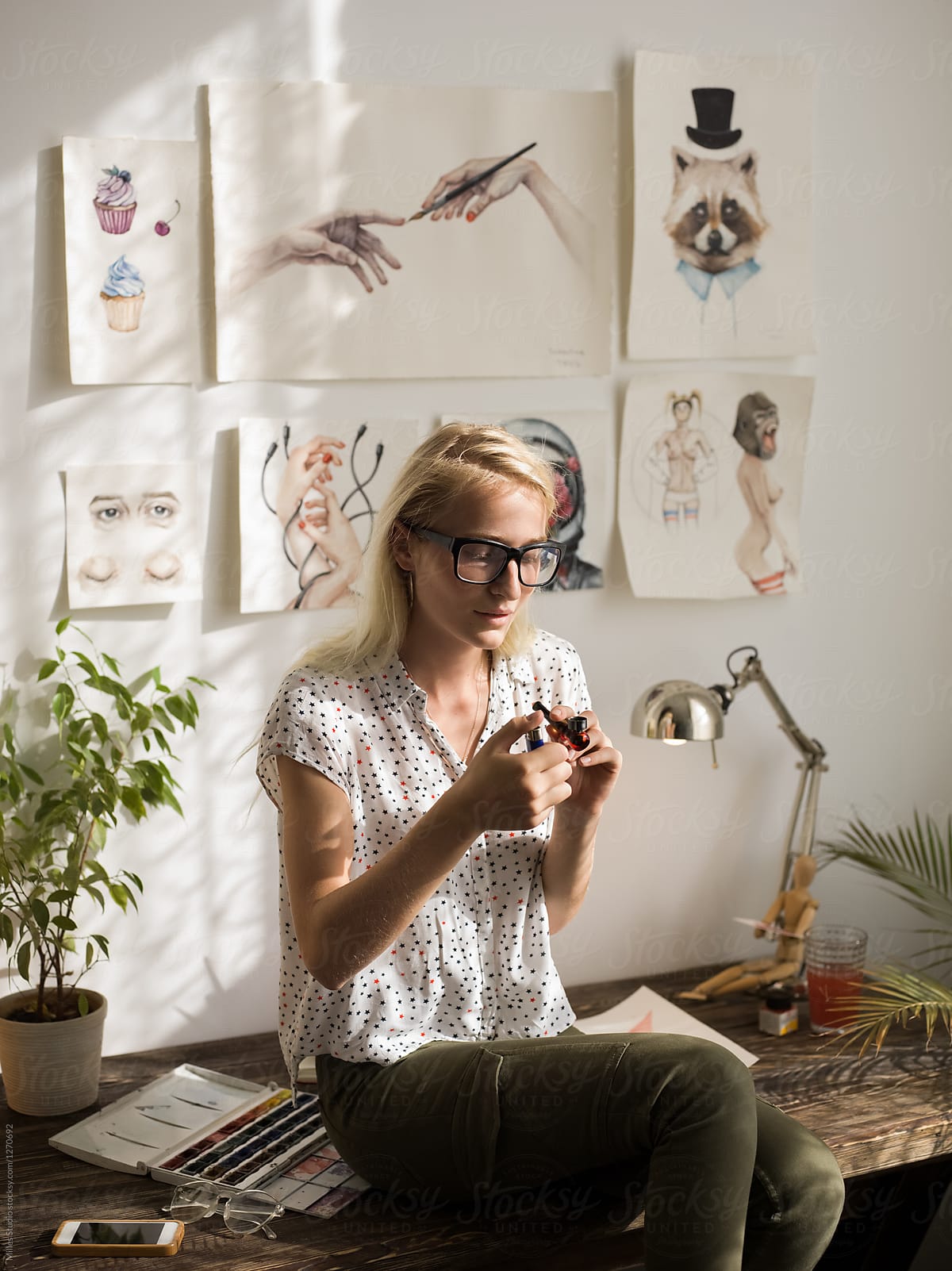 "Cannabis Smoker" by Stocksy Contributor "Milles Team" - Stocksy