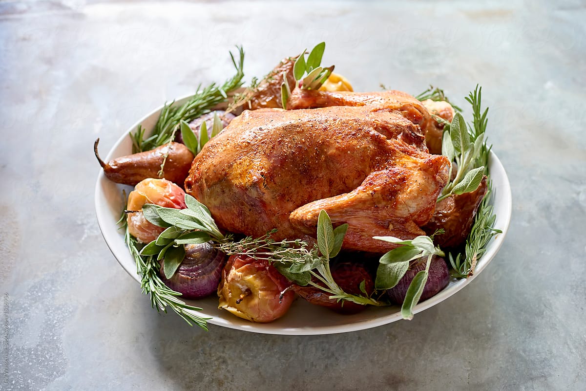 "Thanksgiving Turkey Dinner" by Stocksy Contributor "Jeff Wasserman ...