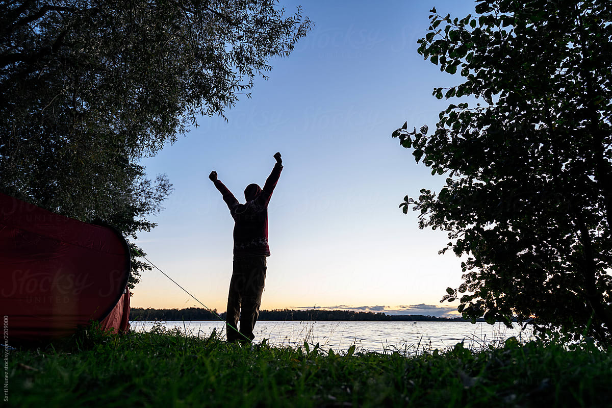 "Young Man Stretching Out In The Morning Just Up" by Stocksy ...