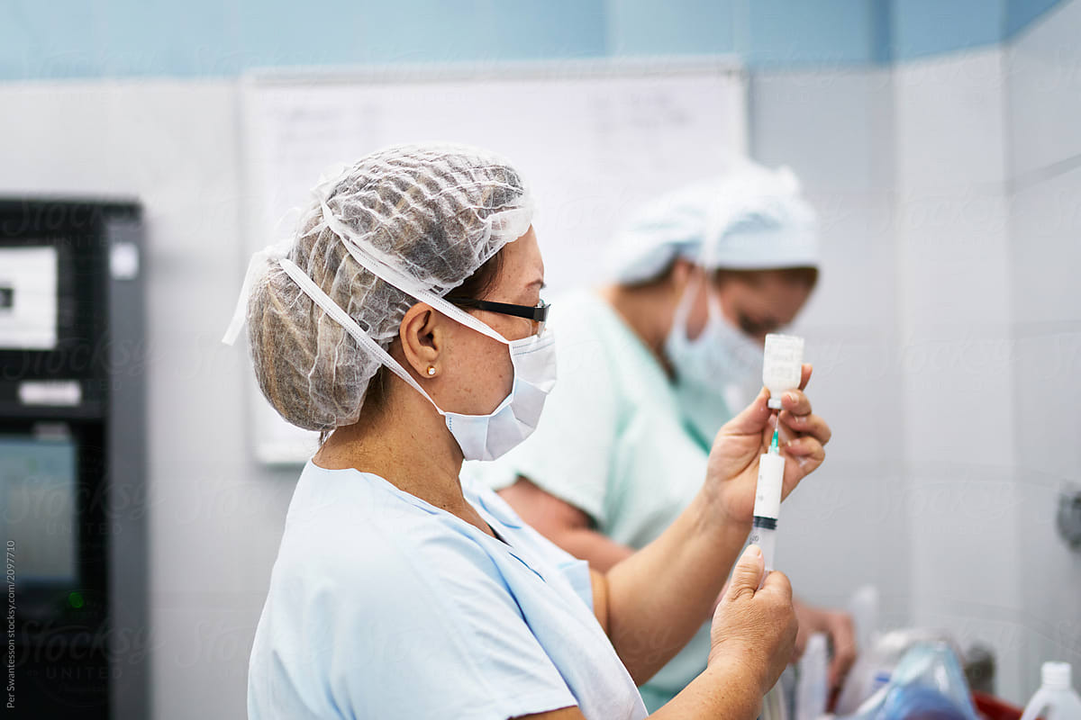 "Nurse: Nurse Preparing Medicine" by Stocksy Contributor "PER Images ...