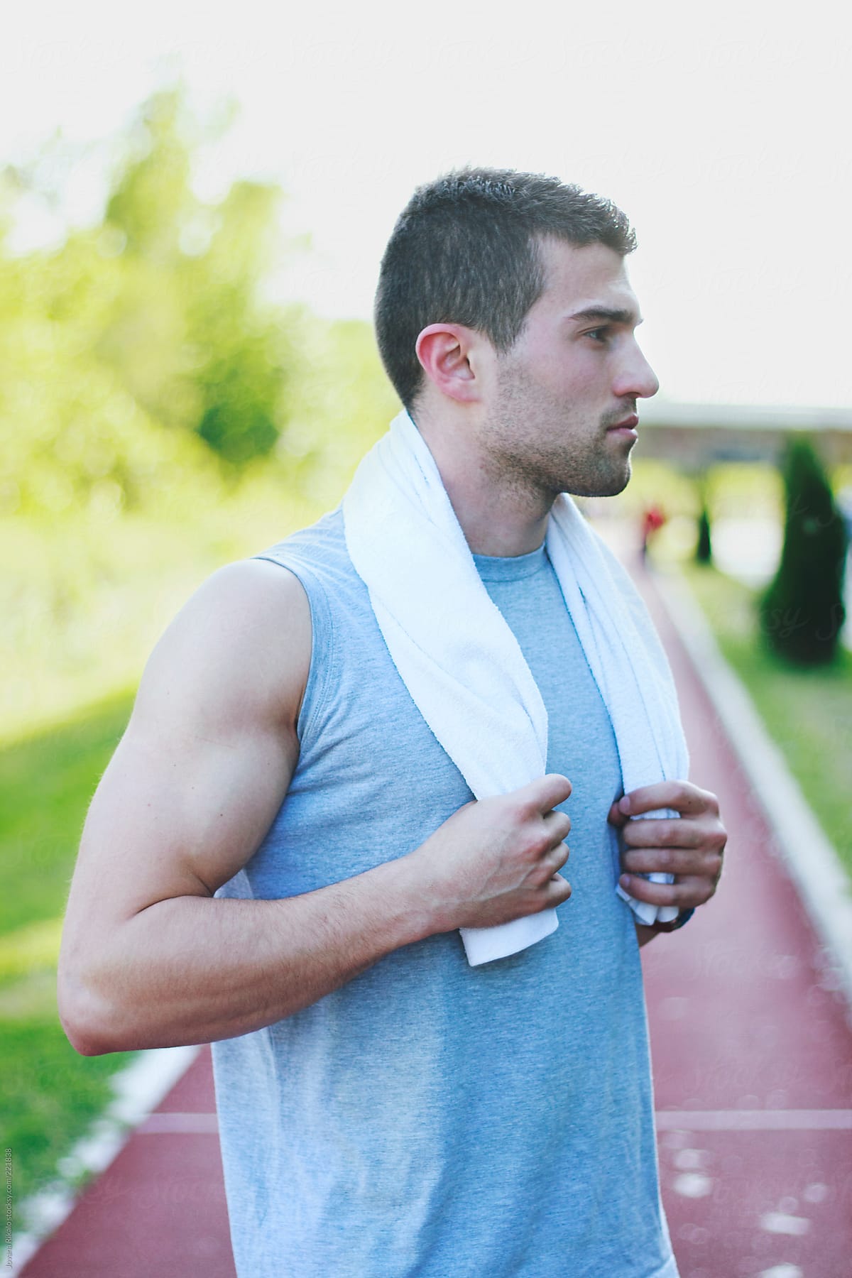 "Young Man Exercise Outdoors" by Stocksy Contributor "Jovana Rikalo ...