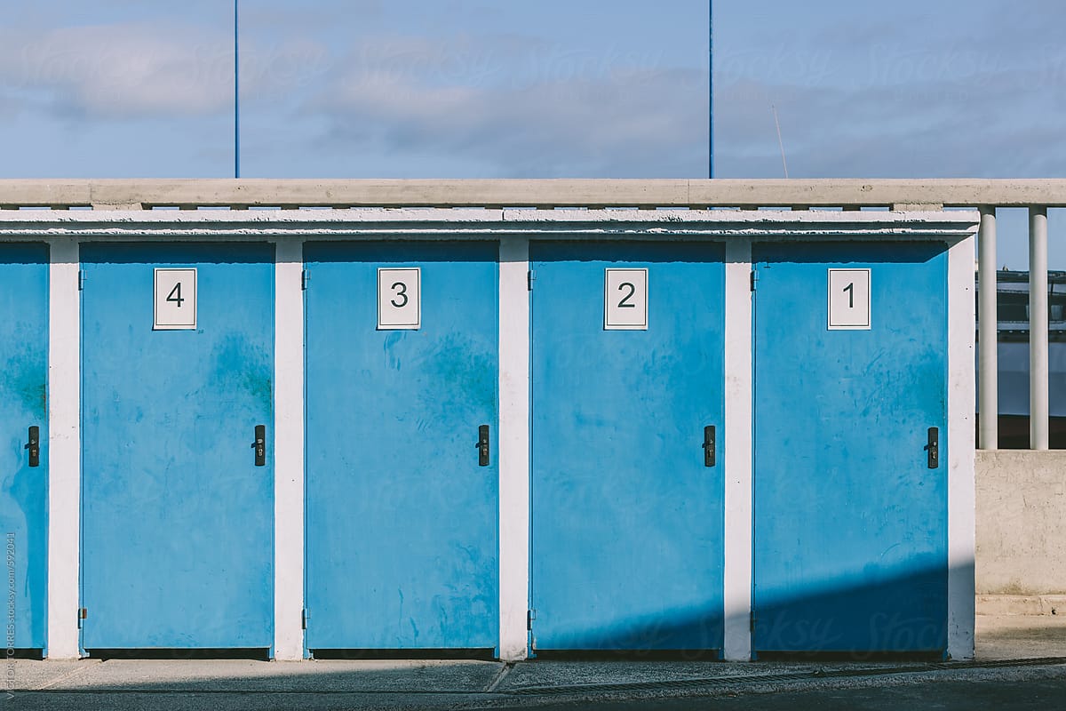 "Old Exterior Changing Rooms" by Stocksy Contributor "VICTOR TORRES ...