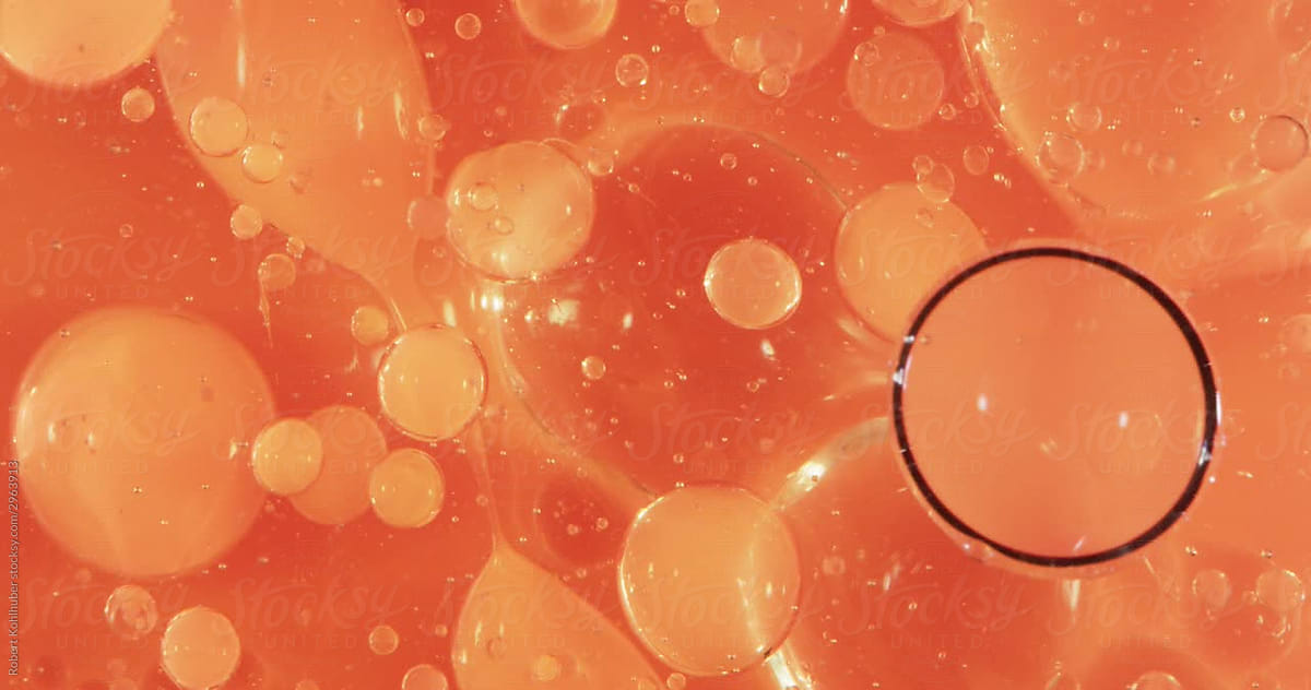 "Swirling Light Orange Neon Colors, Looking Like Multivitamin Juice" by ...