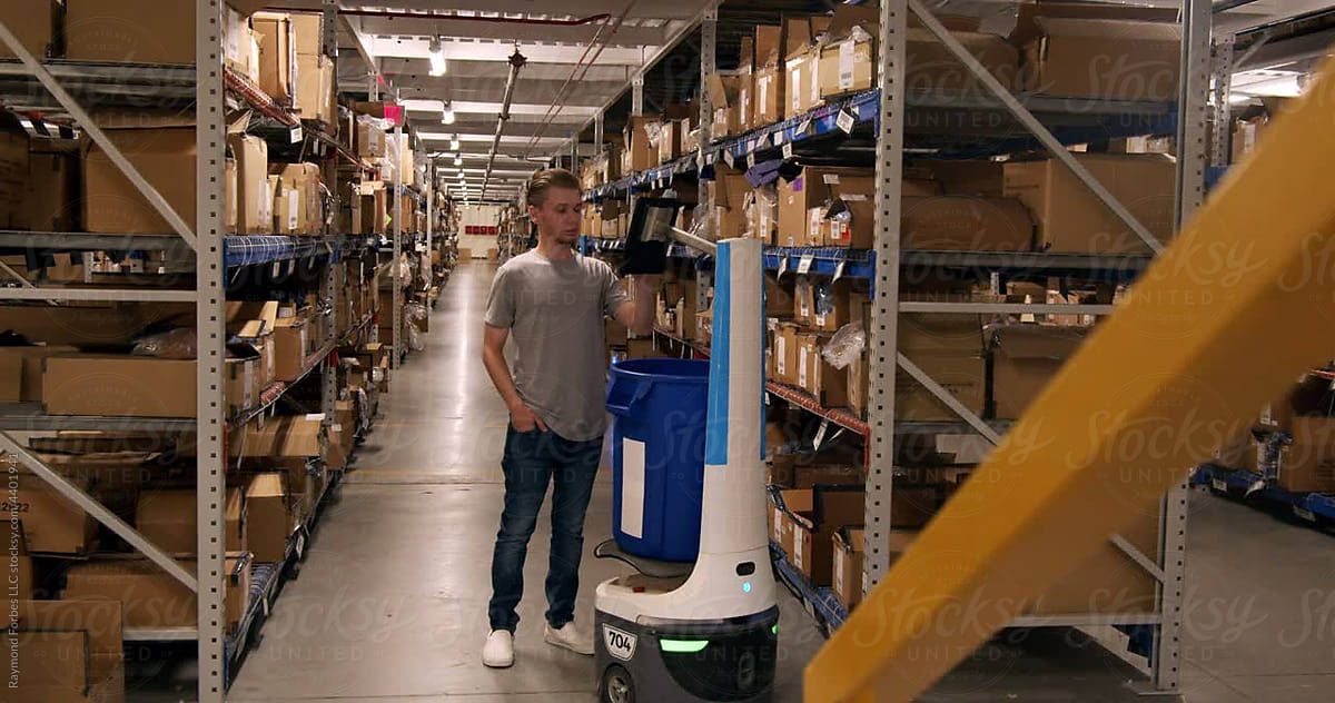 "Corporate Robot Technology At Work Warehouse" by Stocksy Contributor ...