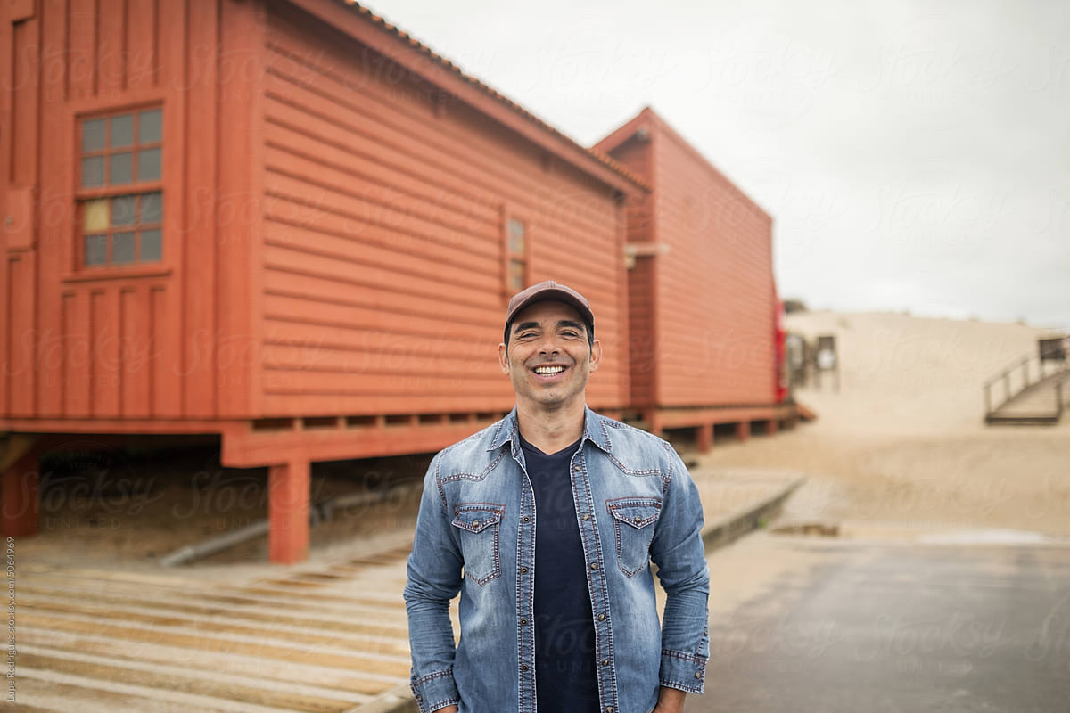 "Young Man In A Wooden Hut On The Beach" by Stocksy Contributor "Lupe ...