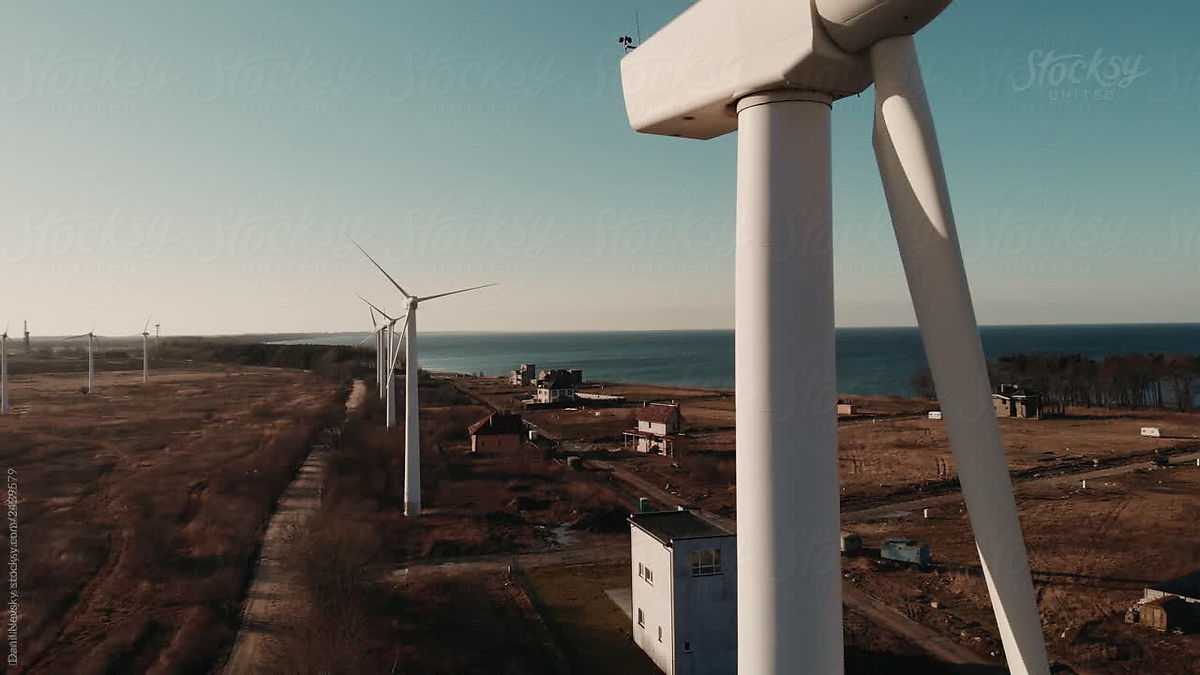 "Windmills In Rural Environment" by Stocksy Contributor "Danil Nevsky ...