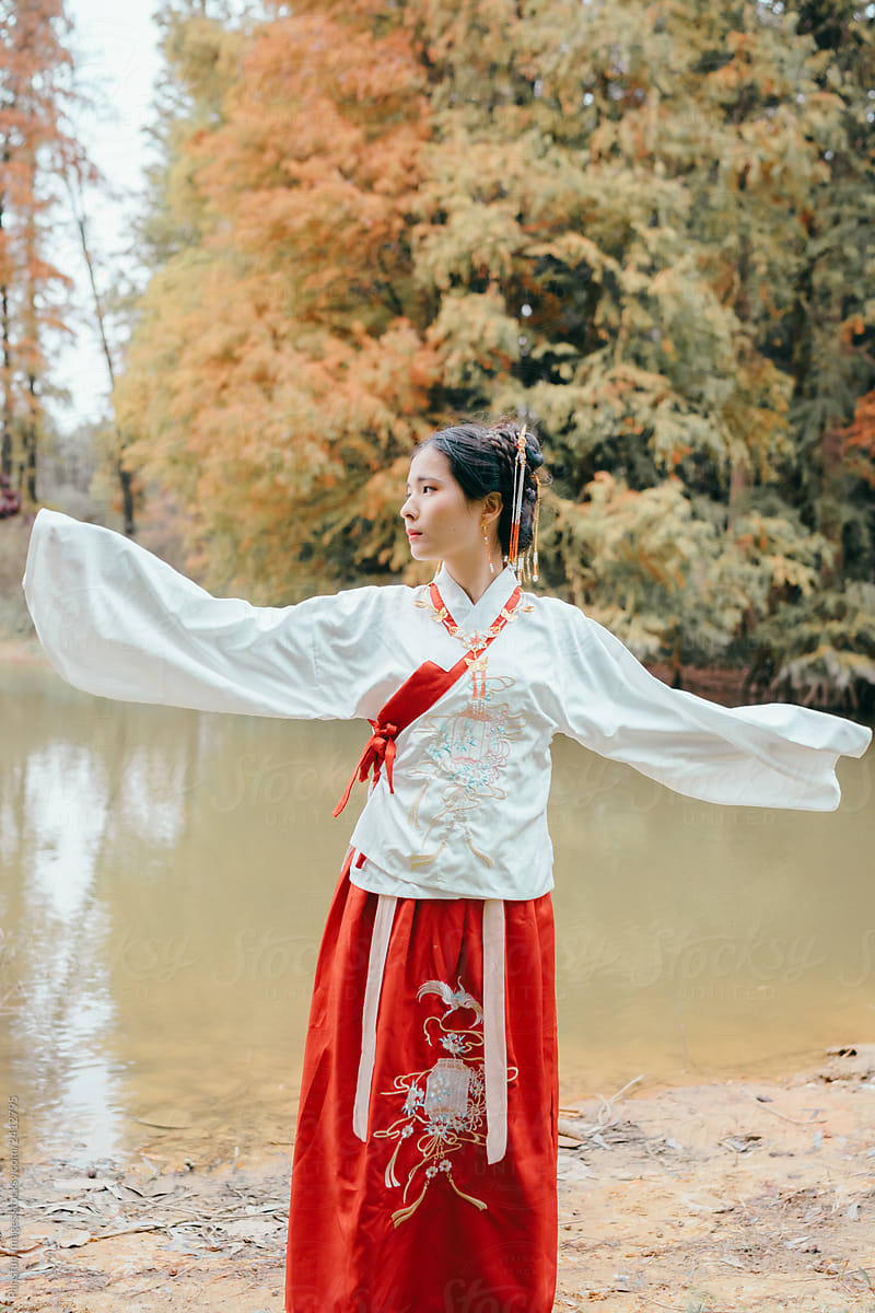 "Portrait Of Woman In Han Chinese Clothing" by Stocksy Contributor ...