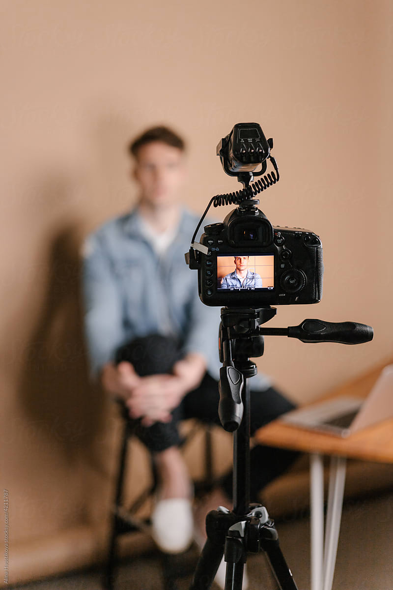 "Anonymous Man Near Camera" by Stocksy Contributor "Alina Hvostikova ...