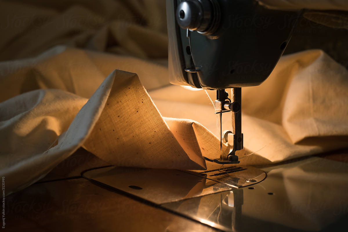 "Sewing Machine And Fabric" by Stocksy Contributor "Evgenij Yulkin ...
