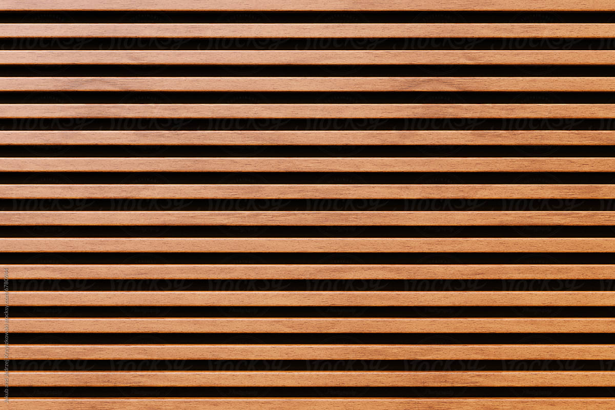 "Wooden Wall With Linear Relief" by Stocksy Contributor "Jakub and ...