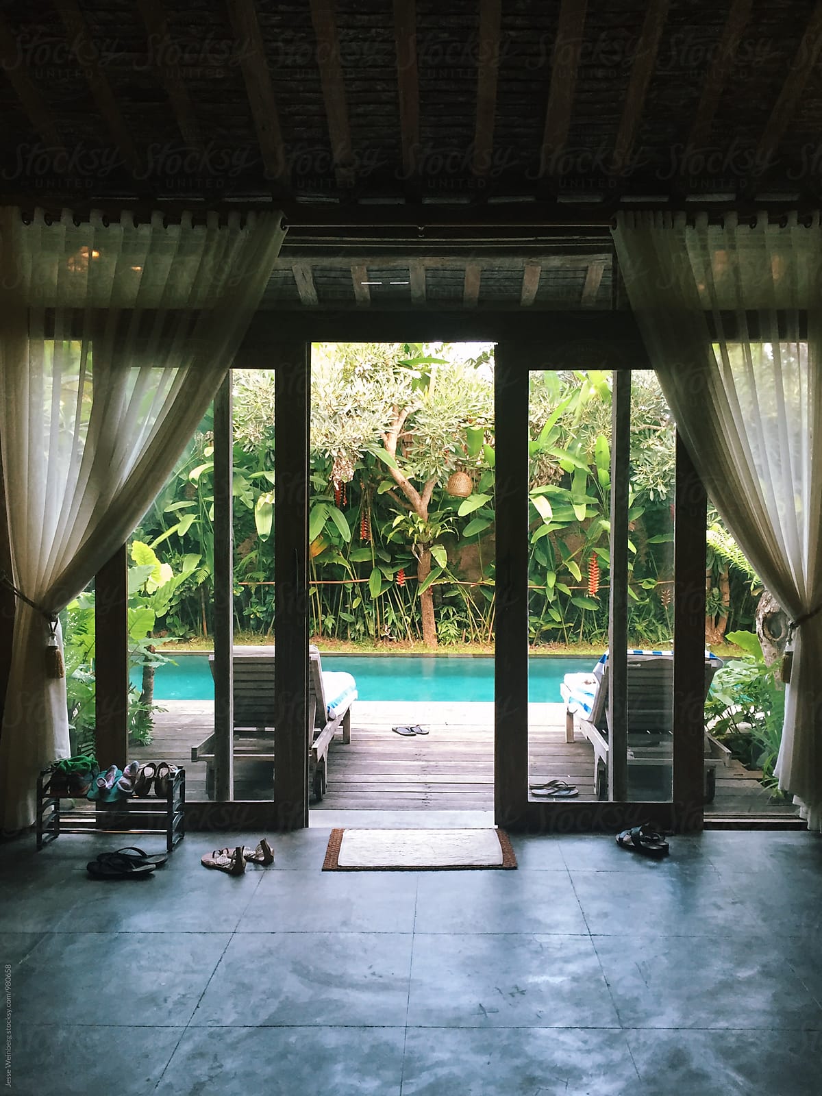"Pool View Villa - Courtyard With Amazing View And Landscaping" by ...