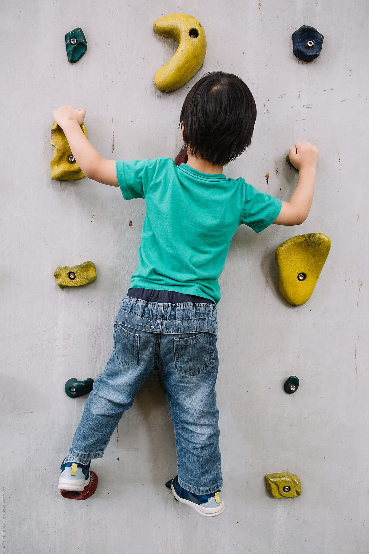 "A Very Young Rock Climber In Training" by Stocksy Contributor ...