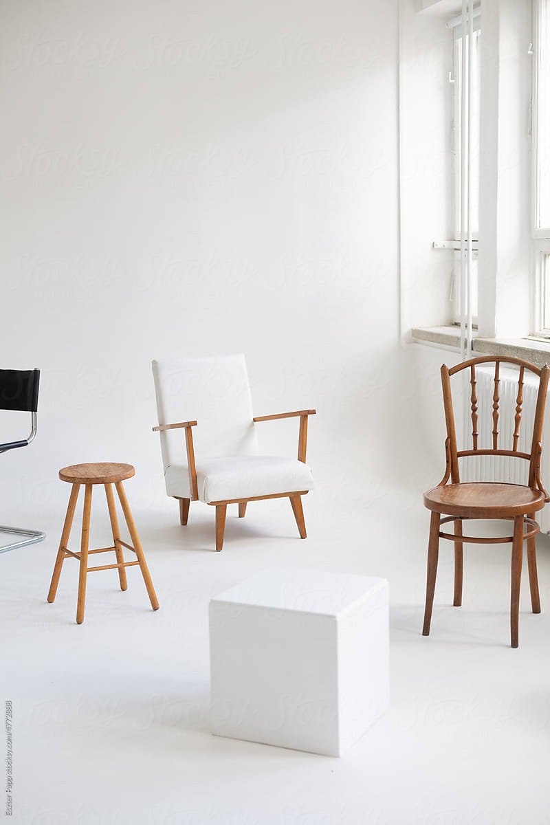 "Photo Studio Interior With Chairs" by Stocksy Contributor "Eszter Papp ...