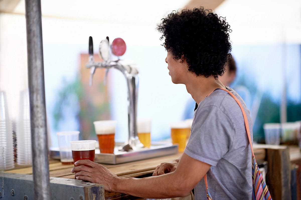 "He's Ordering His Favourite Craft Beer" by Stocksy Contributor "Daxiao ...