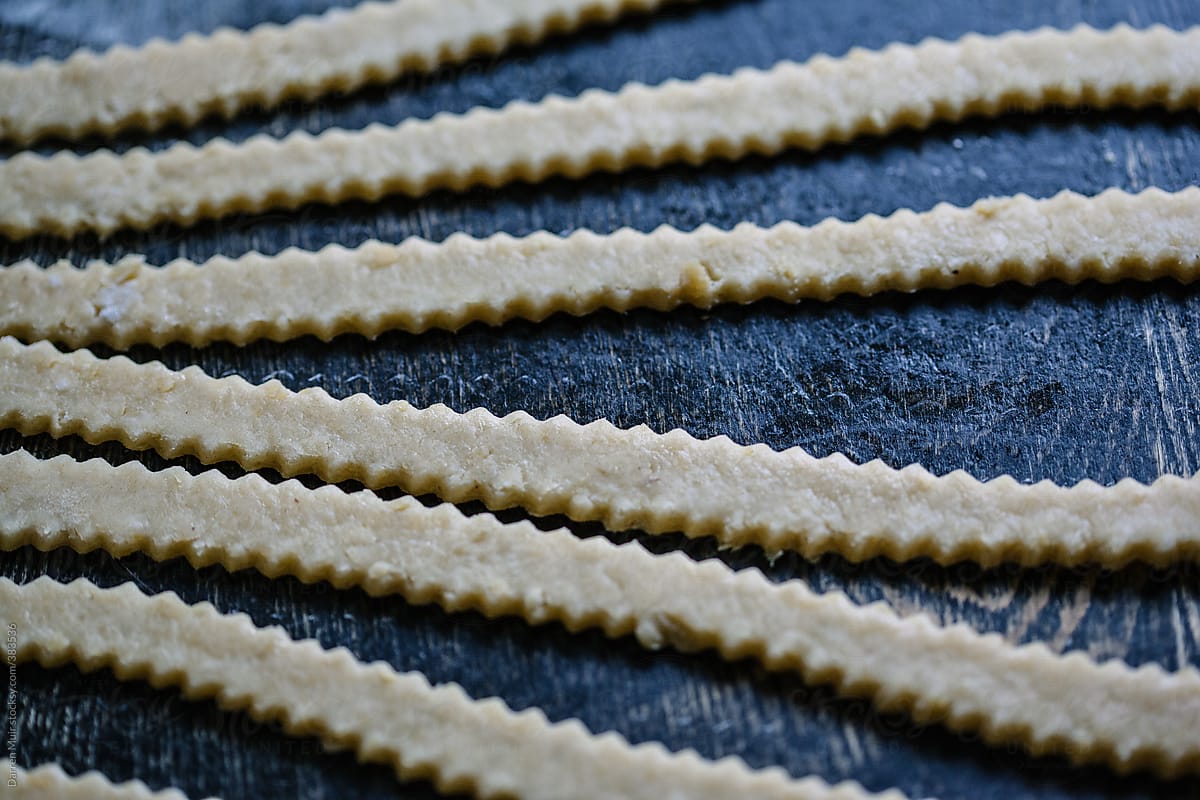 "Strips Of Shortcrust Pastry." by Stocksy Contributor "Darren Muir ...