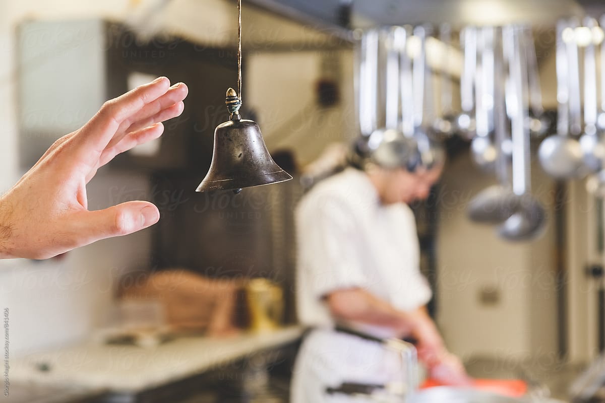 "Ringing The Bell In A Professional Kitchen" by Stocksy Contributor ...