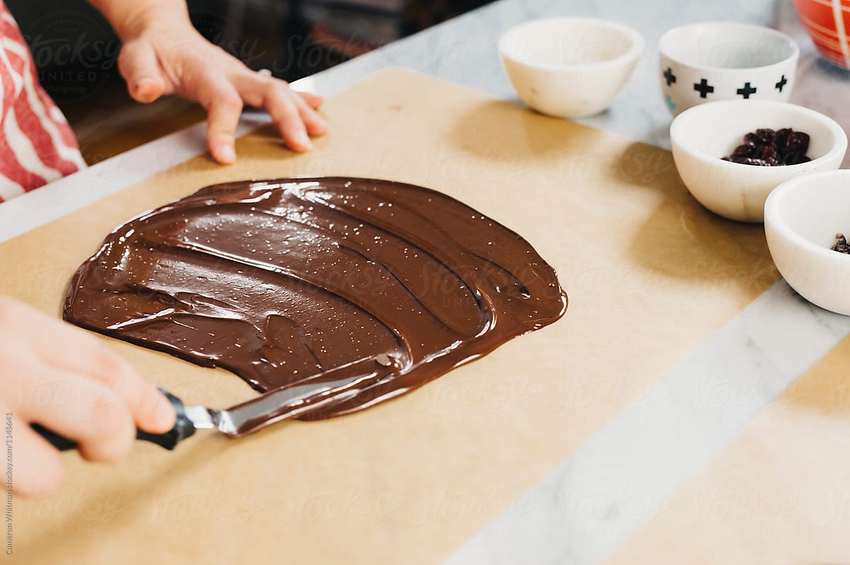 "Preparing Chocolate Bark" by Stocksy Contributor "CWP, LLC" - Stocksy