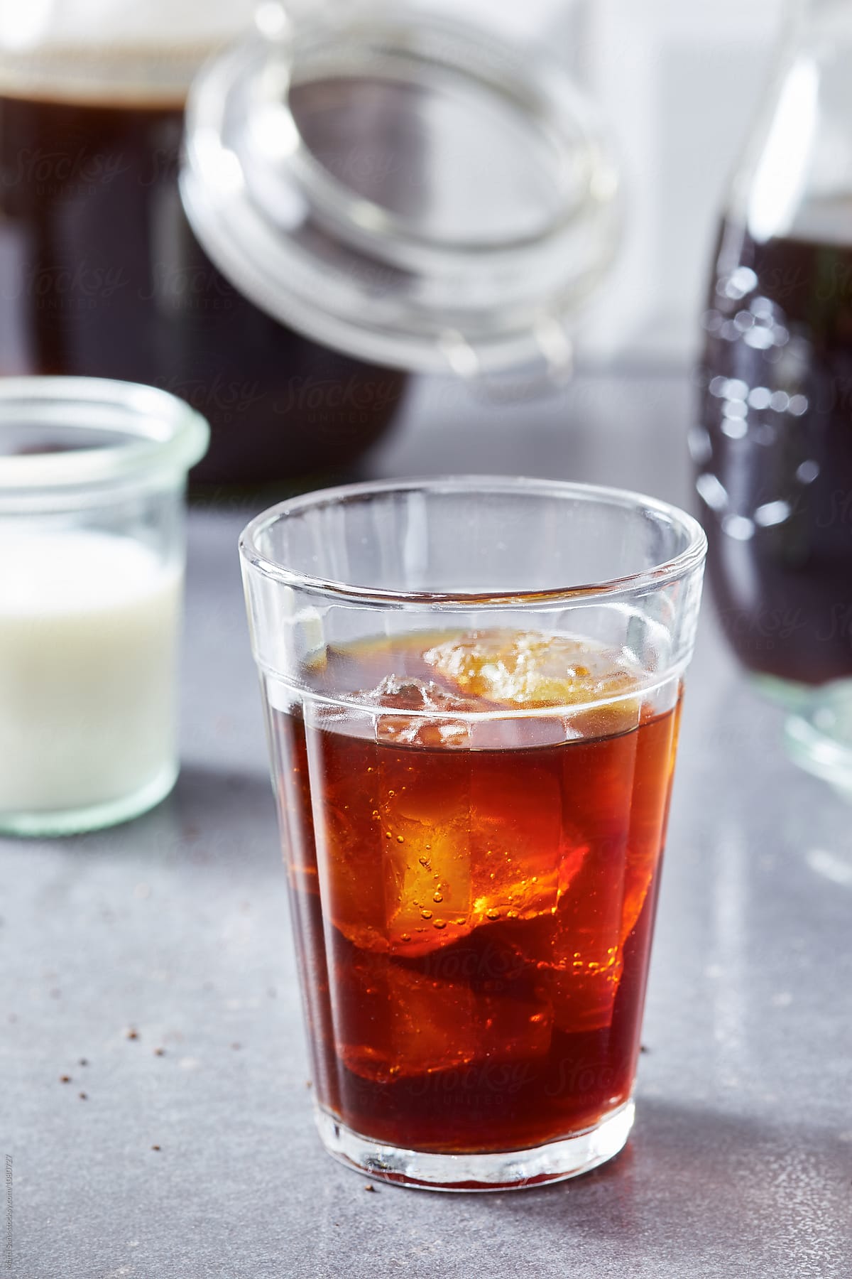 "Cold Brew Coffee In Glass" by Stocksy Contributor "Martí Sans" - Stocksy
