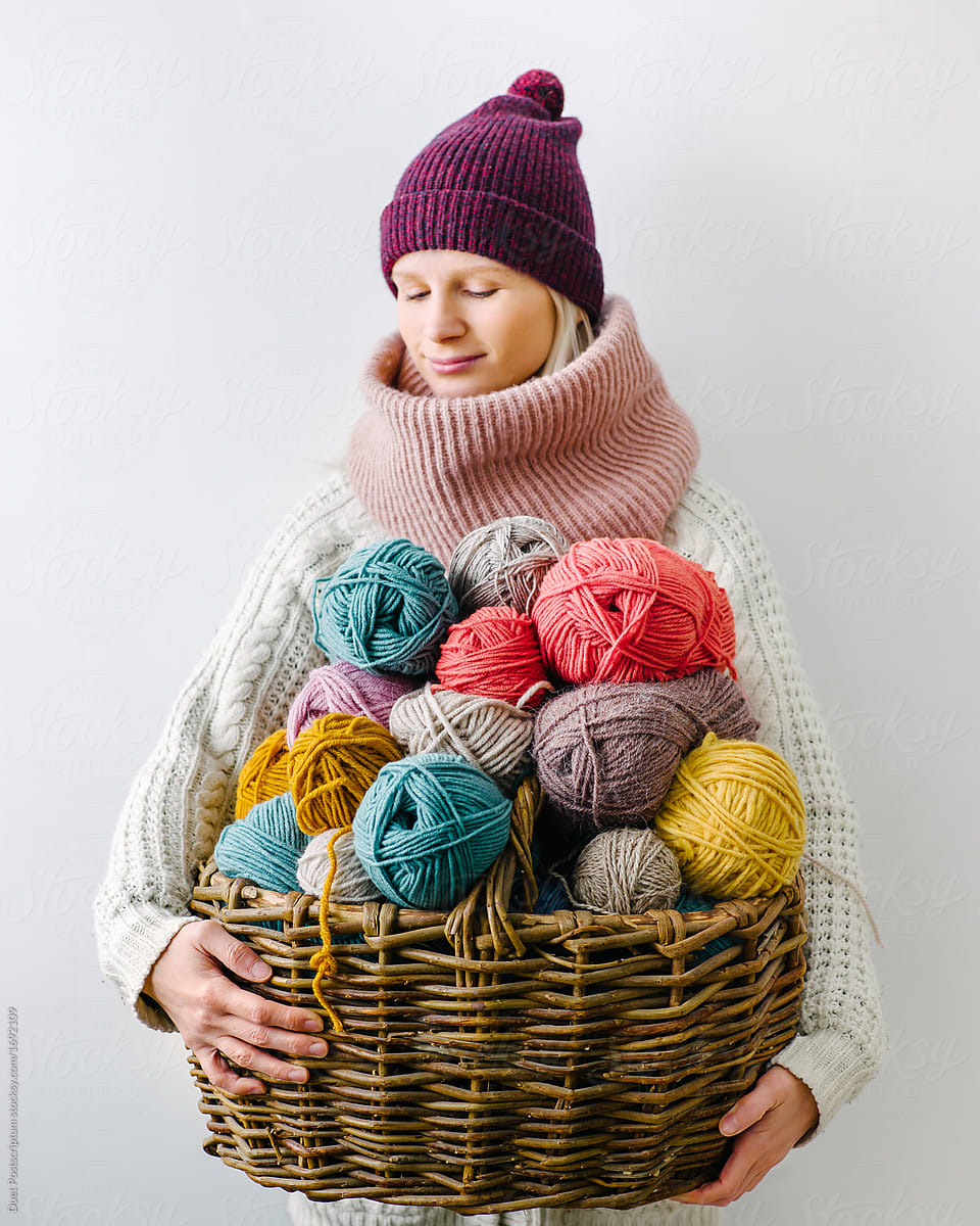 "Woman With Yarn" by Stocksy Contributor "Duet Postscriptum" - Stocksy