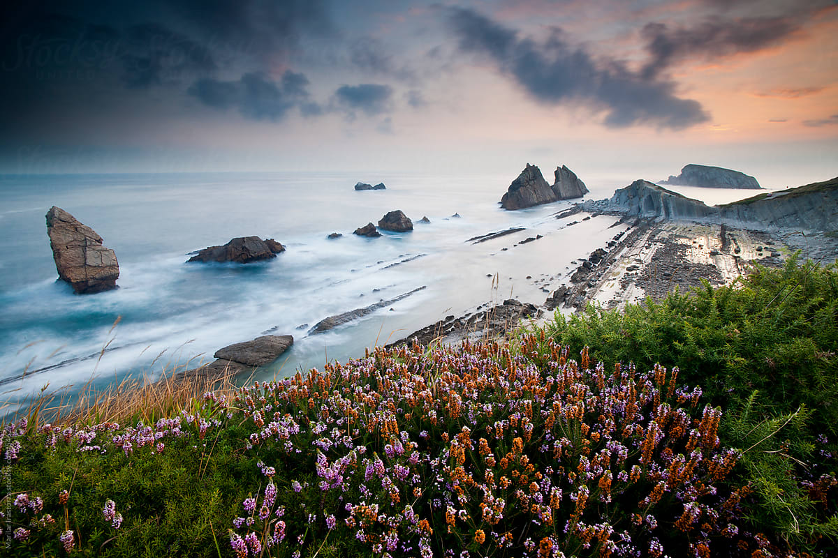 "Sunrise On The Cliff" by Stocksy Contributor "Marilar Irastorza" - Stocksy