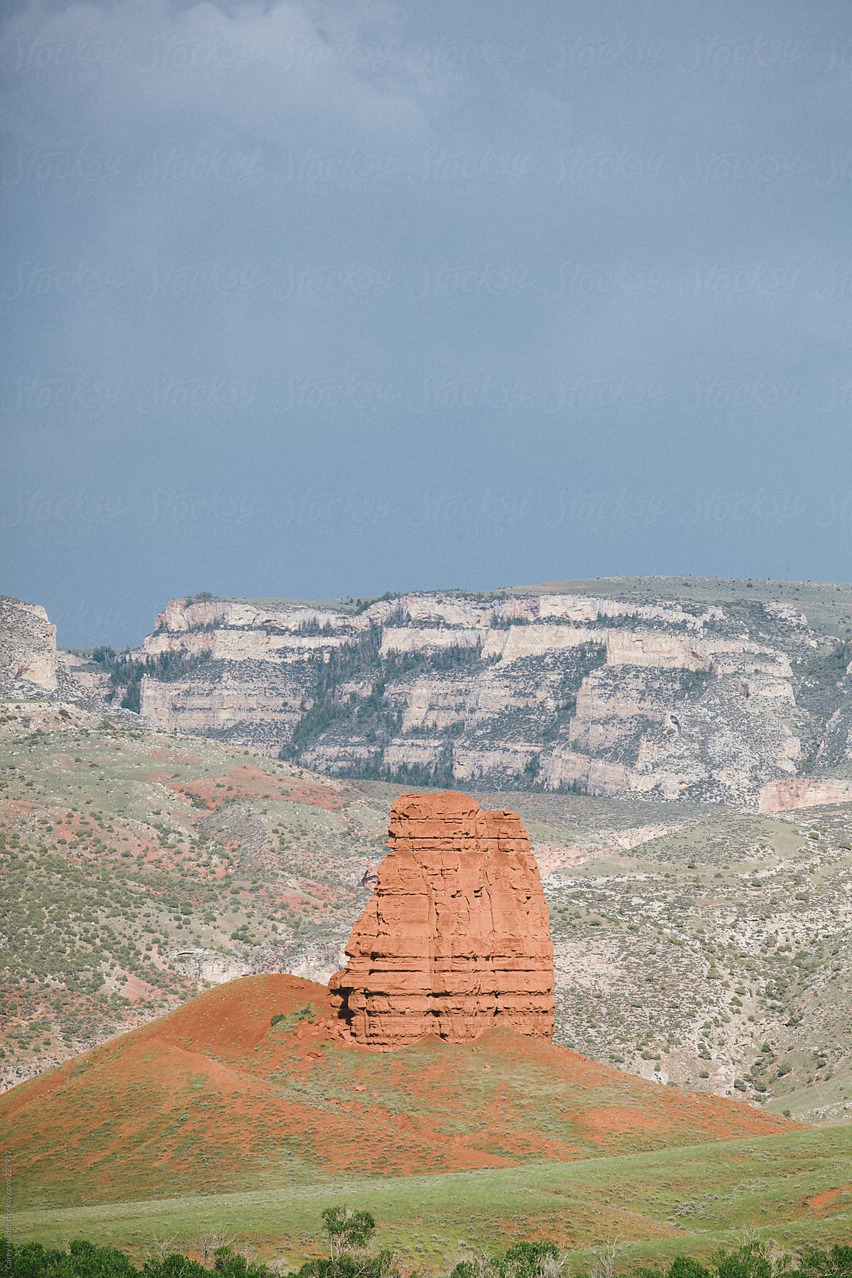 "A Rock Cliff In The Distance" by Stocksy Contributor "Carey Haider ...