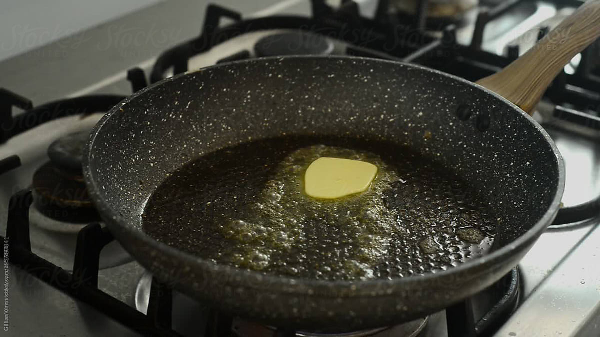 "Melting Butter In A Pan" by Stocksy Contributor "Gillian Vann" - Stocksy