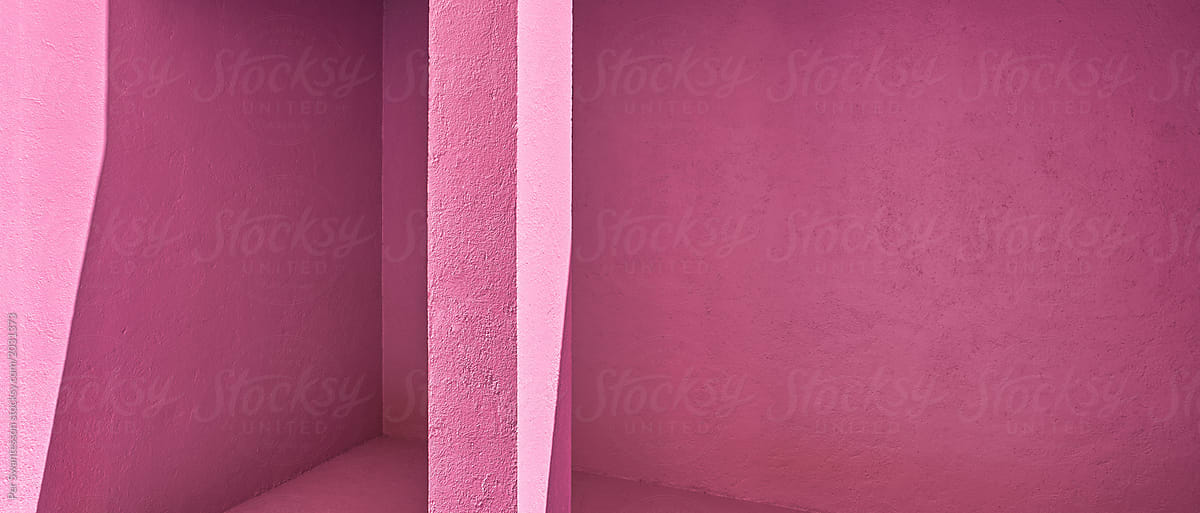 "Colorful Detail Of Pink Sunny Room" by Stocksy Contributor "PER Images ...